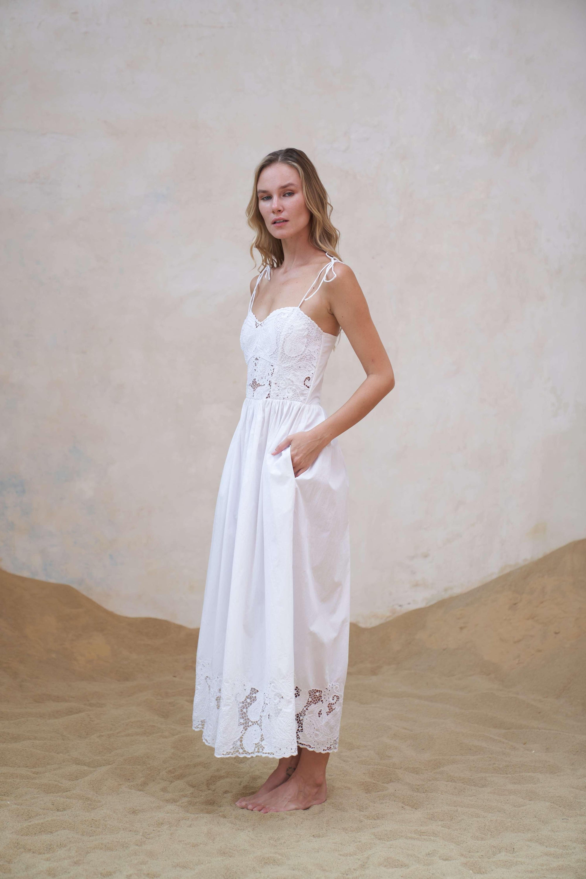 Daria Embroidered Dress